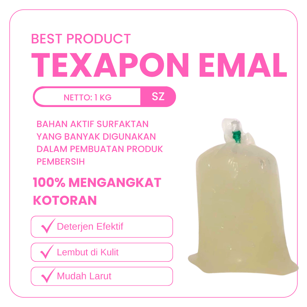 Jual Texapon 1000gram/Bahan Sabun/Emal 1kg | Shopee Indonesia