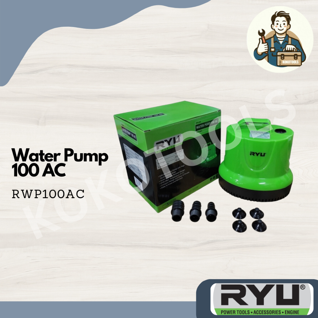 Jual Pompa Air Celup Water Pump 100AC RWP-100AC Ryu | Shopee Indonesia