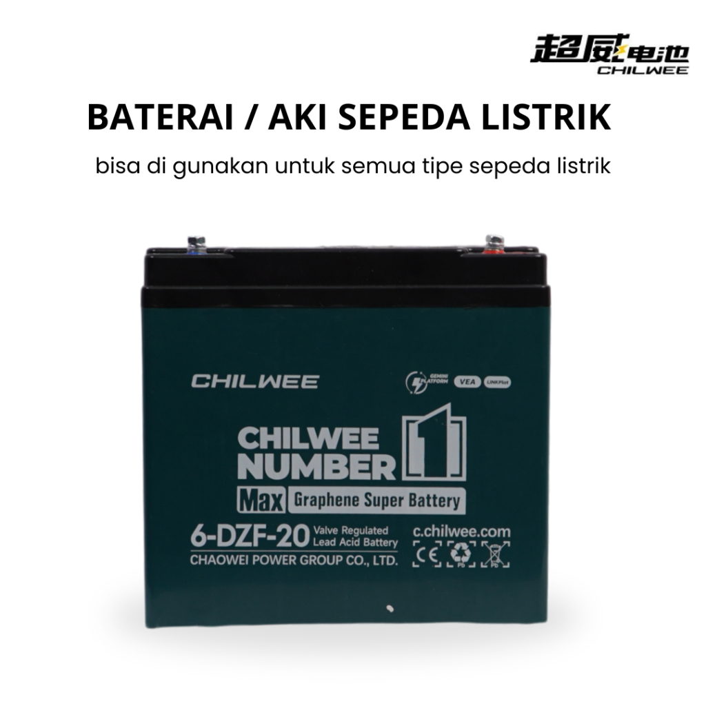 Jual BATERAI / AKI PREMIUM GRAPHENE 12V 20AH / 25AH SEPEDA MOTOR ...