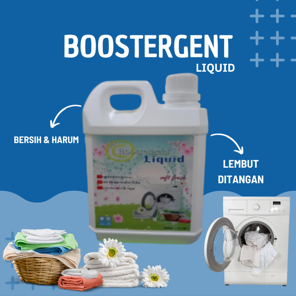Jual Boostergent Liquid, detergen liquid 1liter, 4liter | Shopee Indonesia