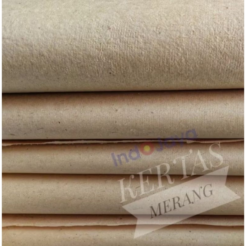 Jual KERTAS MERANG ISI 25 LEMBAR UKURAN ± 62X52 CM | Shopee Indonesia