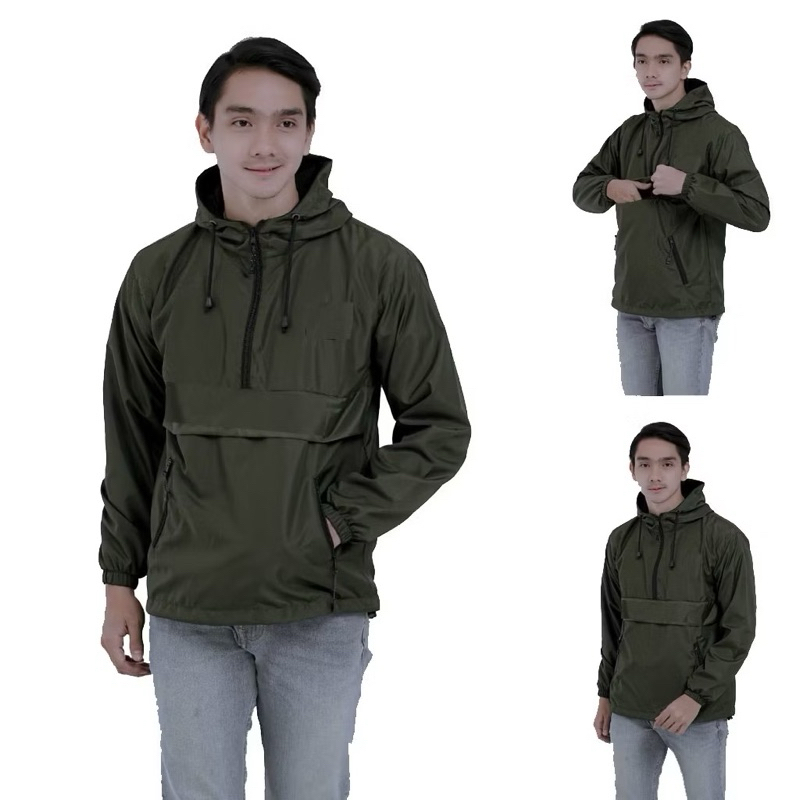Jual COUGLE POLOS / Jaket Cagoule Pria Premium Anti Air | Shopee Indonesia