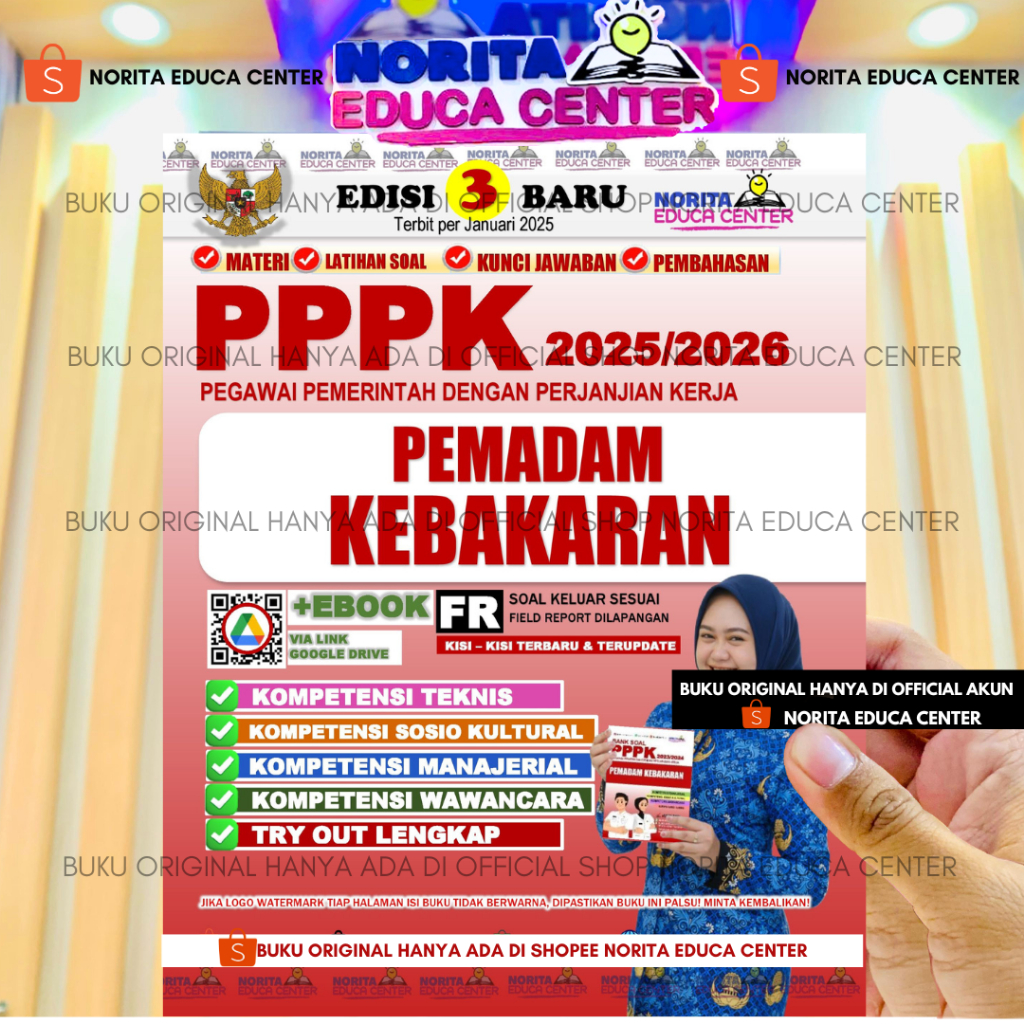 Jual BANK SOAL PPPK PEMADAM KEBAKARAN NORITA EDUCA CENTER | Shopee Indonesia