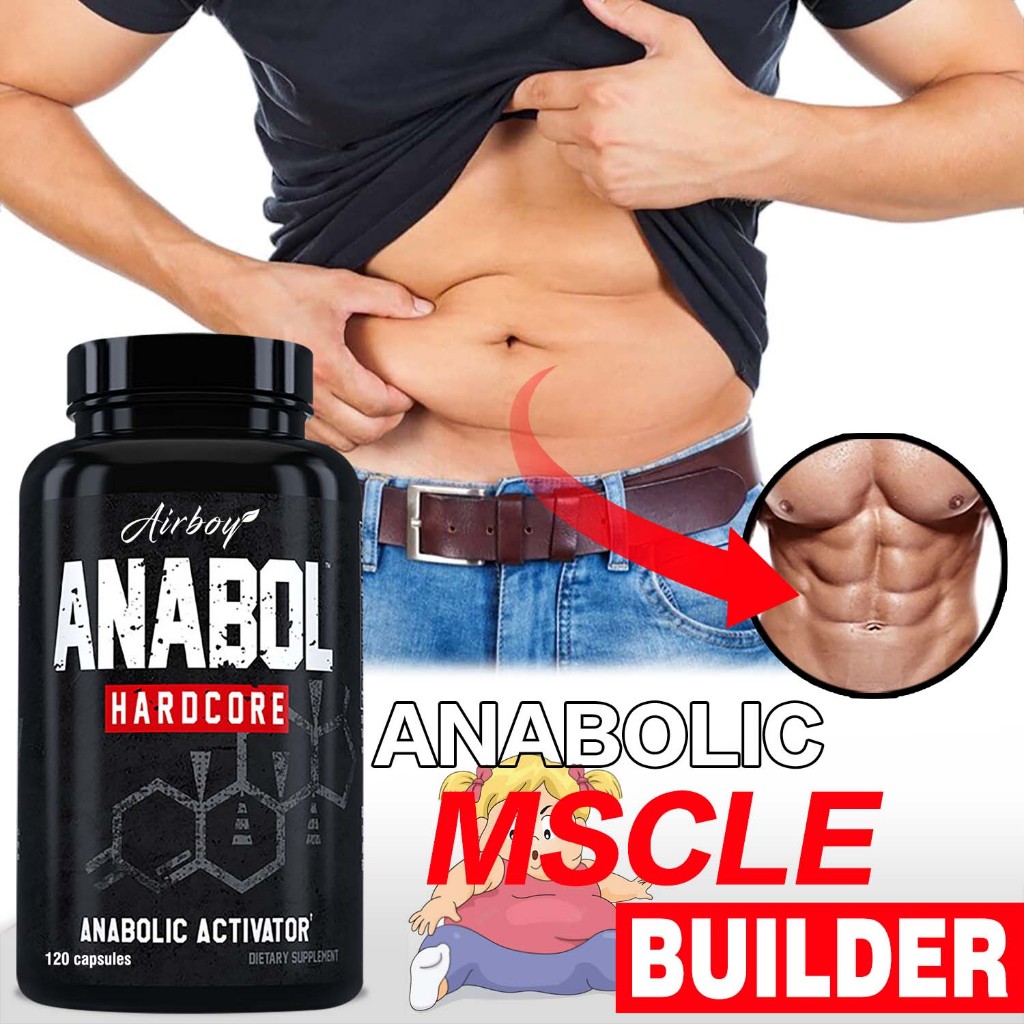 Jual Suplemen Otot Anabolik Airboy Anabol Hardcore - 60/120 Kapsul ...