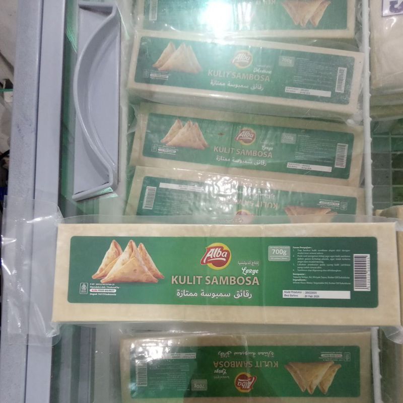Jual Kulit Sambosa Premium Alba / Samosa 1 pack isi 50 lembar | Shopee ...