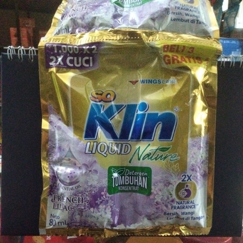 Jual SO KLIN LIQUID NATURE 80 ML(ISI 16 PCS) | Shopee Indonesia