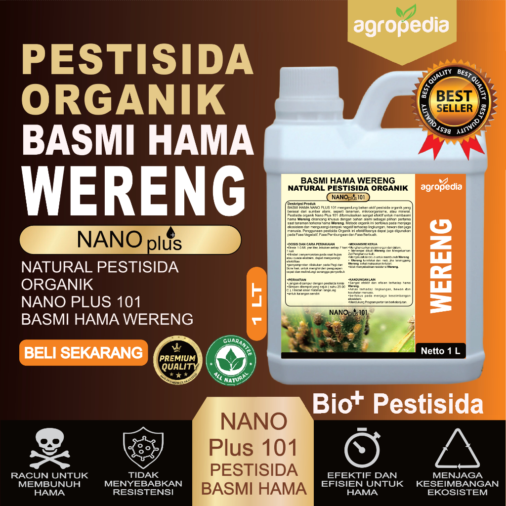 Jual Pestisida Organik Cair / Pembasmi Hama Wereng / Pestisida Nabati ...