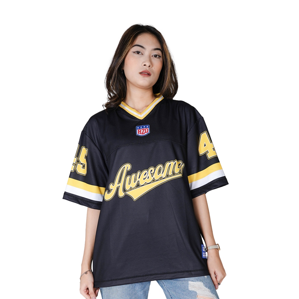 Jual RZQ / 45 / Number Series / Jersey / Streetwear / Oversize / Music ...