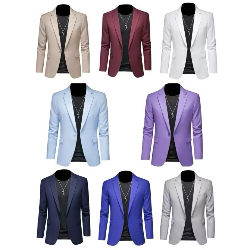 Jual Jas Blazer Pria Casual Style Korean - Jas Blazer Pria Warna ...