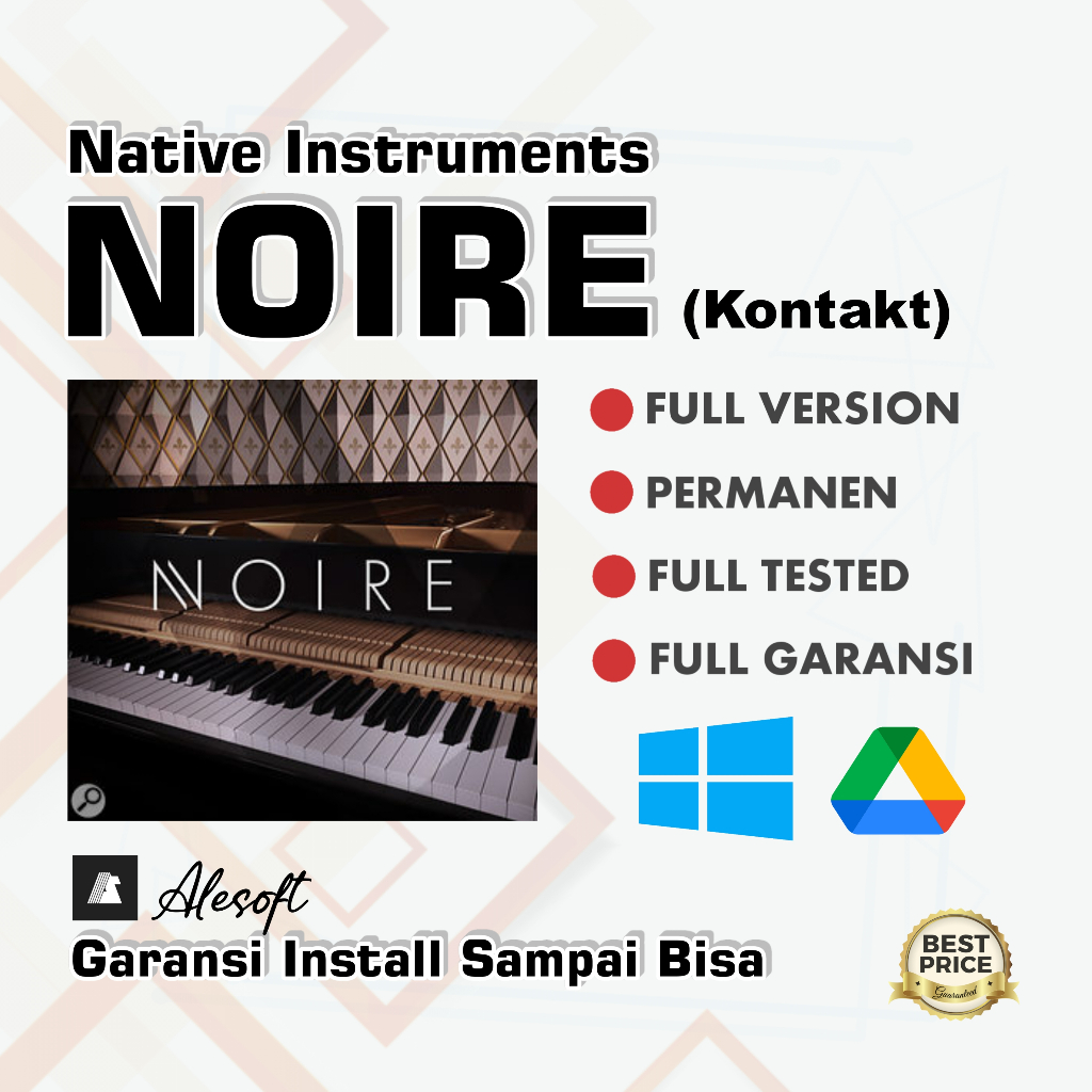 Jual NOIRE Piano Kontakt Library Full (INSTALL MUDAH) | Shopee Indonesia