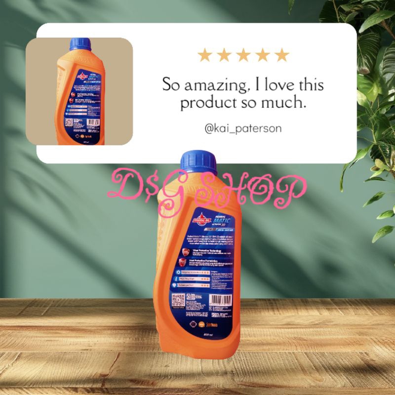 Jual FEDERAL MATIC ULTRATEC30 ORIGINAL 800Ml OLI MOTOR | Shopee Indonesia