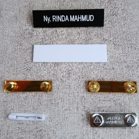 Jual LANGSUNG KIRIM_Nametag/Papan Nama Persit/ PNS/ ASN/P3K Ukir LASER ...