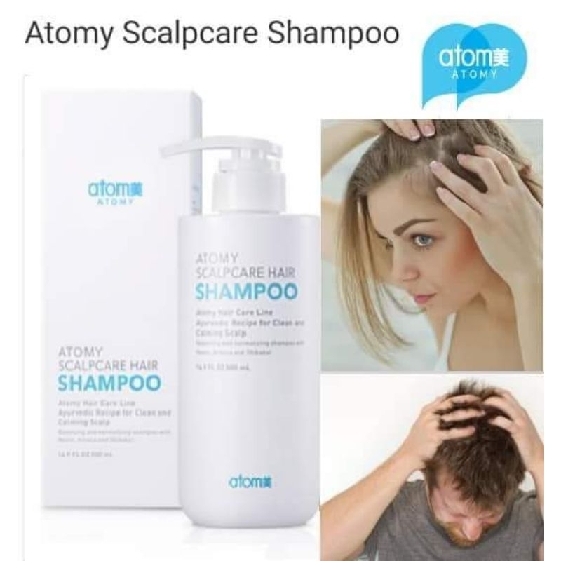 Jual ATOMY SHAMPO SCALPCARE KETOMBE GATAL RONTOK 500ML | Shopee Indonesia
