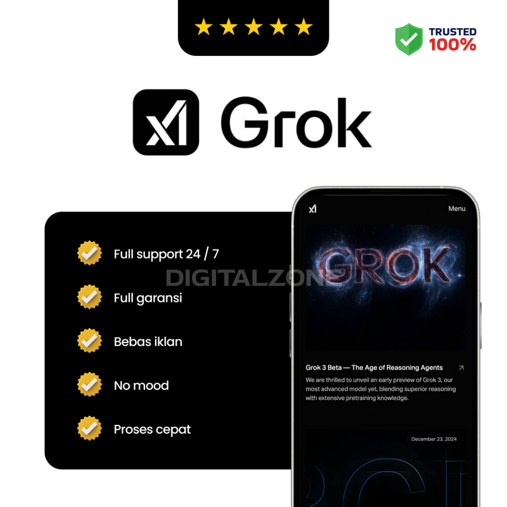Jual Grok 3 super premium 3 User Shared Version | Shopee Indonesia