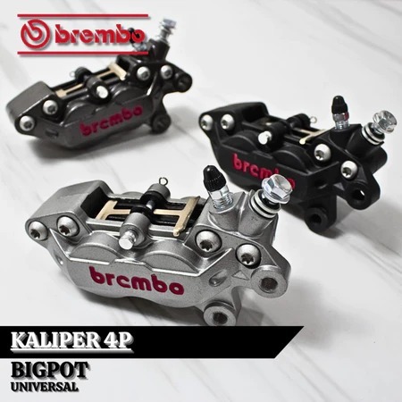 Jual Kaliper BRB Big Pot Axial 4 Piston Kaliper Big Pot Kaliper Kanan Bahan Babet Universal Free ...