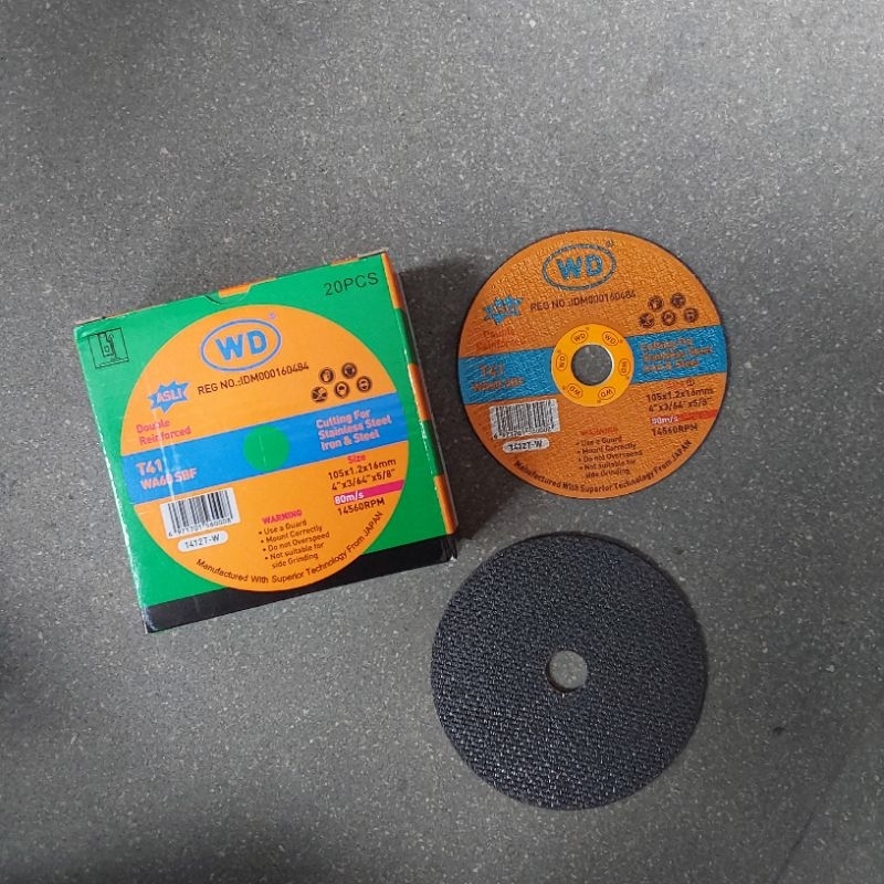 Jual ASLI WD 4 x1.2 x16mm Mata Gerinda Potong WD 4 inch Cutting Wheel ...