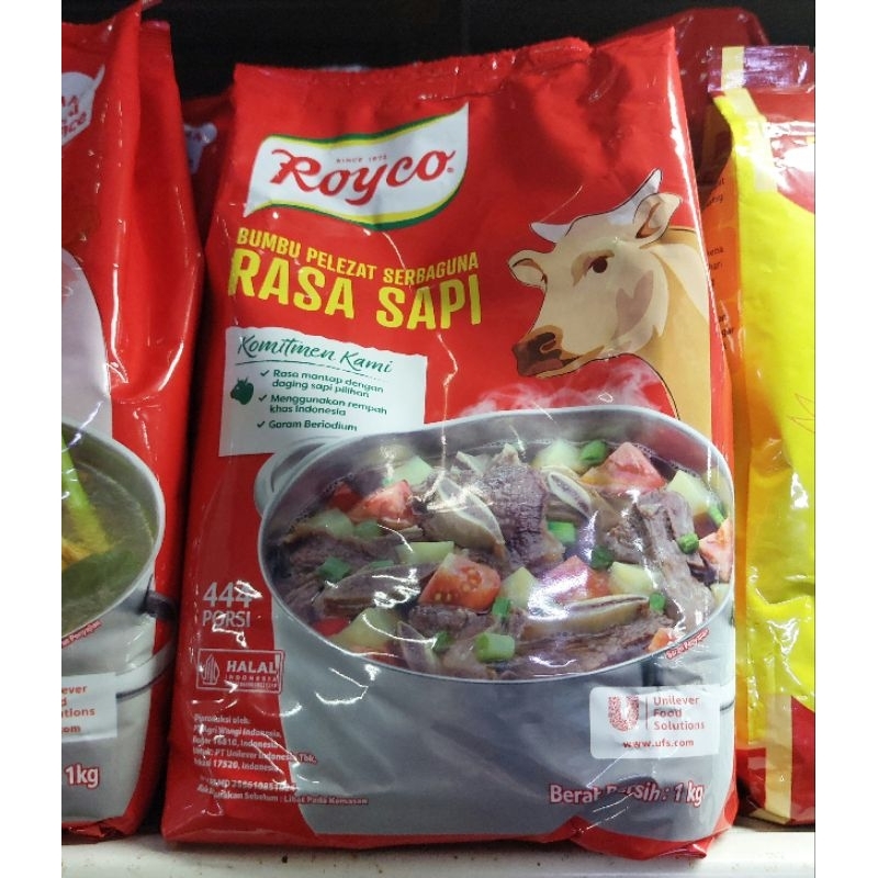 Jual Royco Bumbu Pelezat Serbaguna Rasa Sapi 1 Kg | Shopee Indonesia