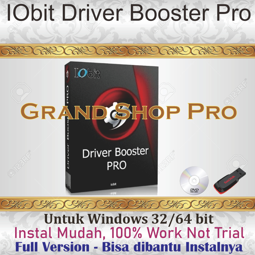 Jual IObit Driver Booster 12.4.0.585 (Full Version, Not Trial) Software ...