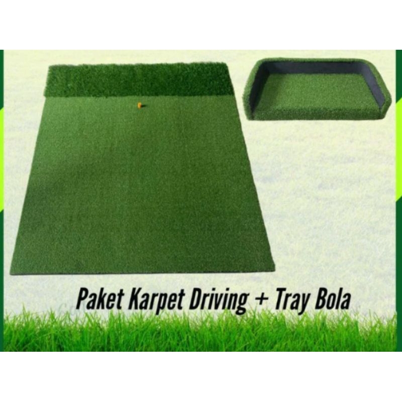 Jual Karpet driving golf mat - karpet driving 2 jenis rumput ukuran 100 ...
