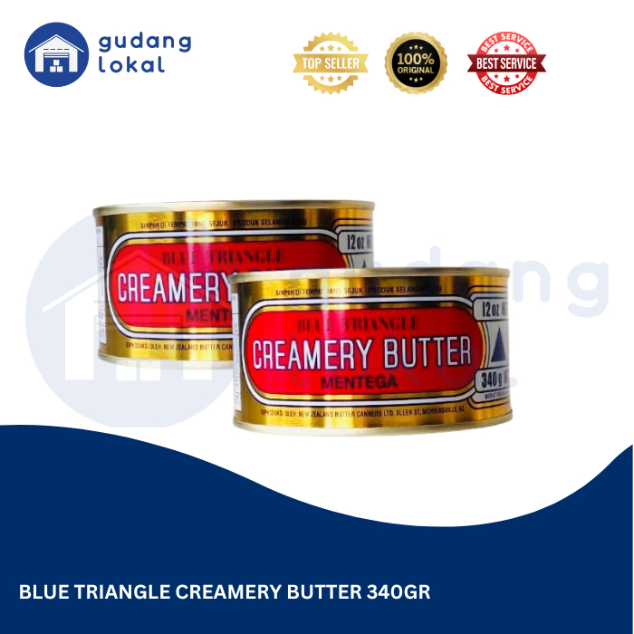 Jual Butter Segitiga 340Gr Blue Triangle Butter | Shopee Indonesia