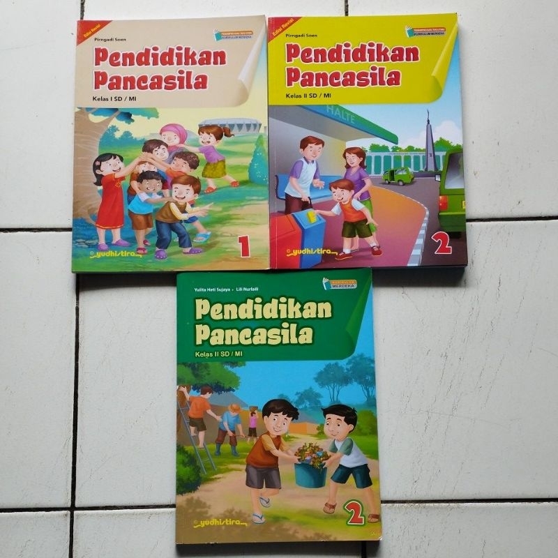 Jual PENDIDIKAN PANCASILA Kelas: 1,2,3,4,5,6 SD/MI, Kurikulum Merdeka, YUDHISTIRA | Shopee Indonesia