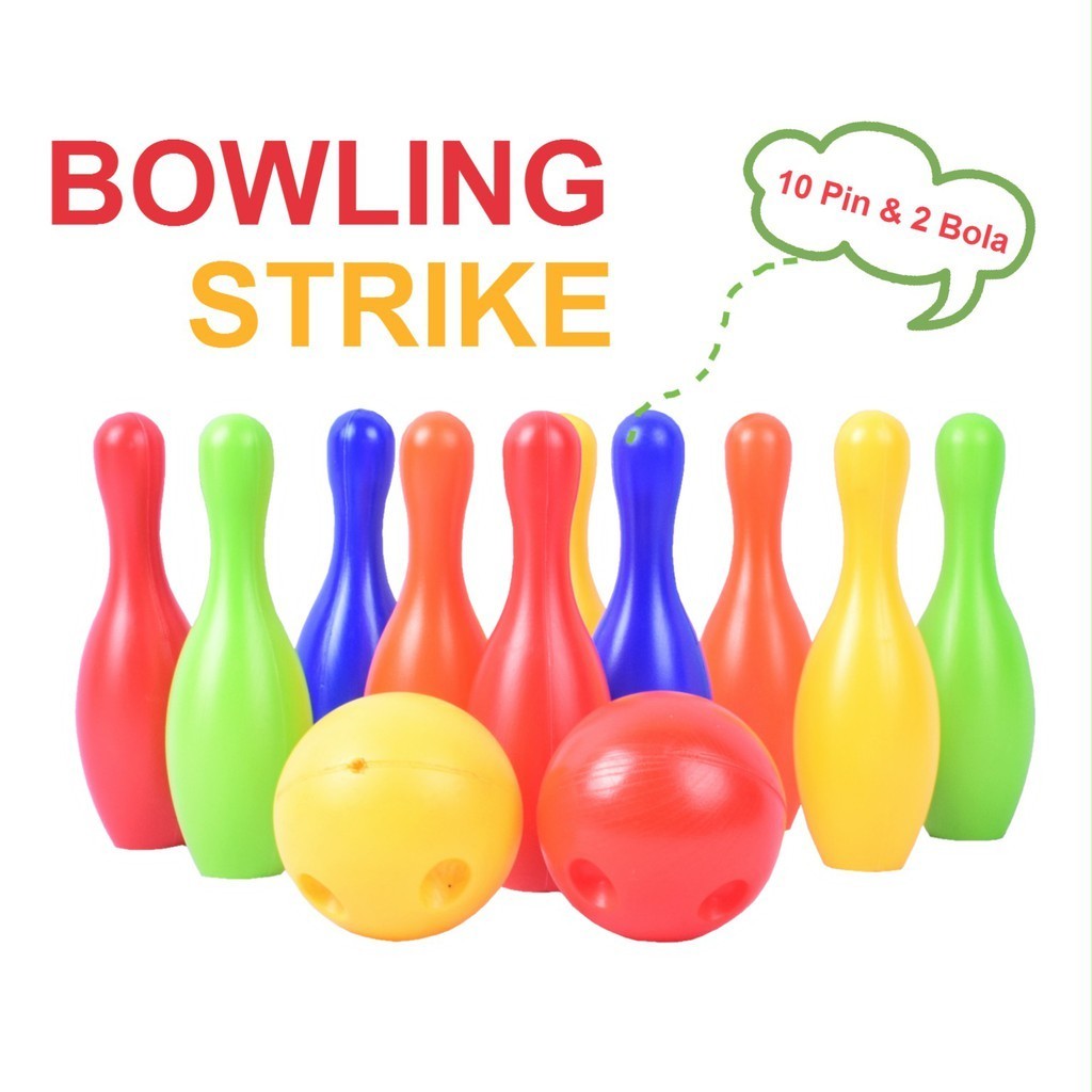 Jual Mainan anak anak Bola Bowling Plastik | Shopee Indonesia