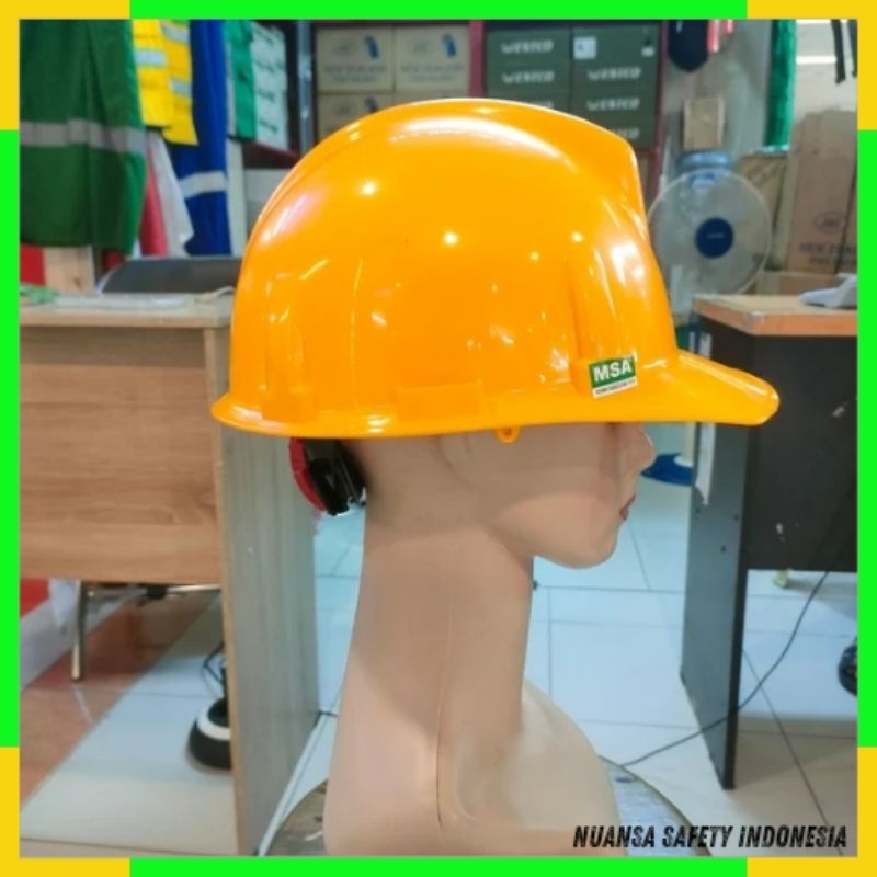 Jual Helm Safety MSA Top Guard Fastrack Warna Kuning | Shopee Indonesia