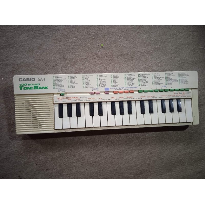 Jual keyboard Casio sa1 bekas kondisi normal | Shopee Indonesia