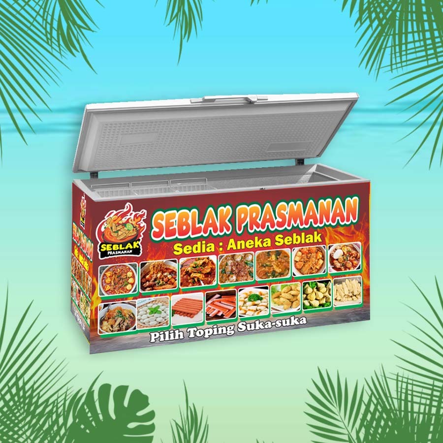 Jual Stiker Freezer Seblak prasmanan terbaru | Shopee Indonesia