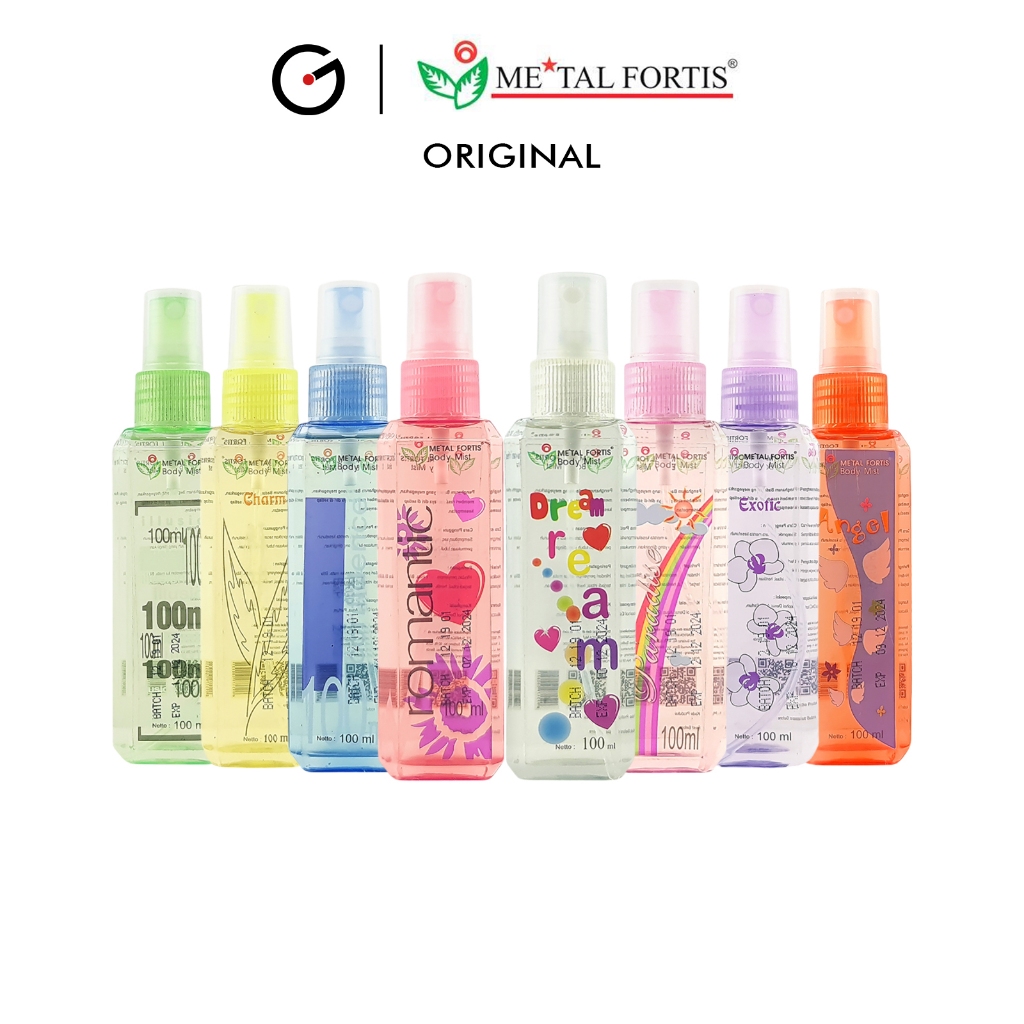 Jual METAL FORTIS Pengharum Badan 100 ML Body Mist Fragrance Spray ...
