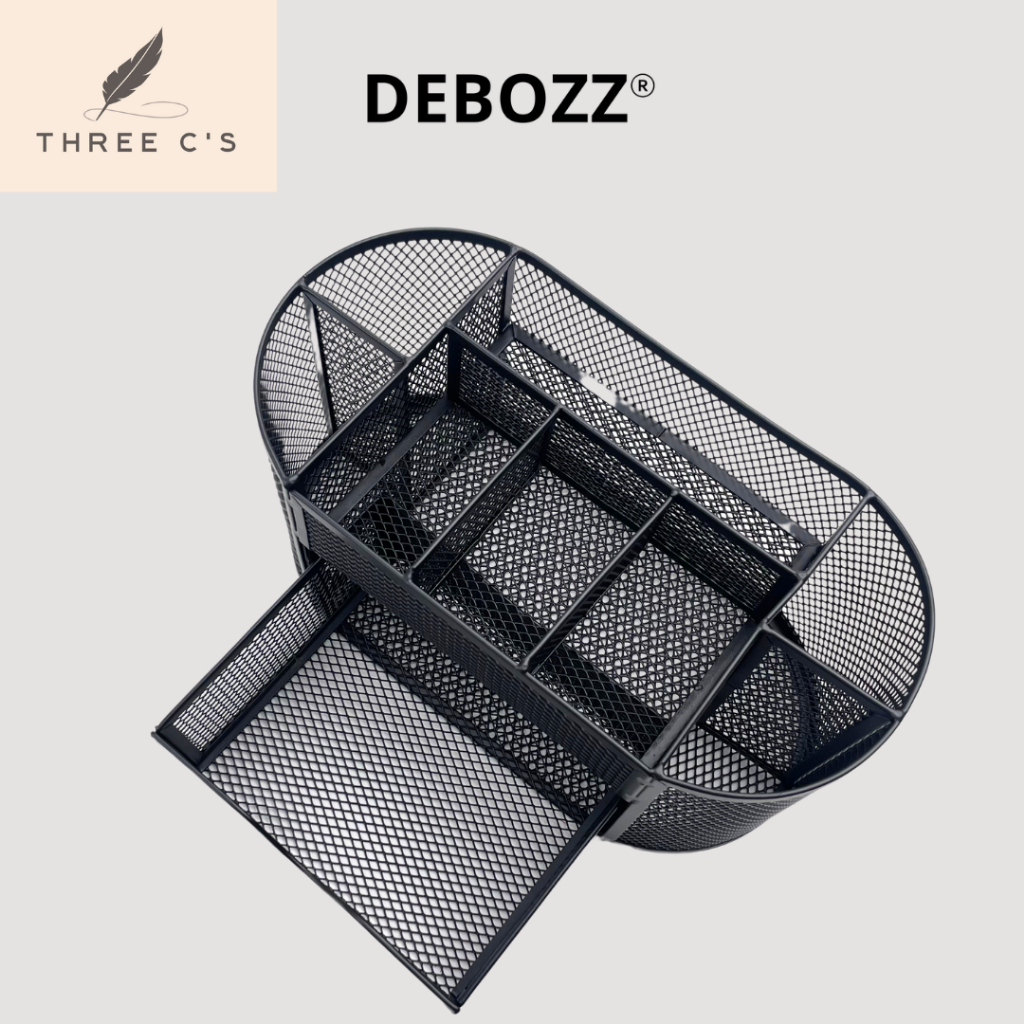 Jual Tempat Alat Tulis Besi Desk Set Pen Holder Organizer Tempat Pulpen ...