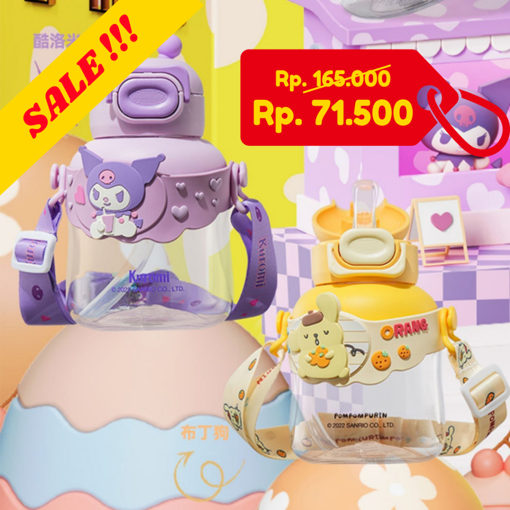 Jual SALE !! SASA BEBE | BOTOL MINUM ANAK SANRIO KUROMI MY MELODY ...
