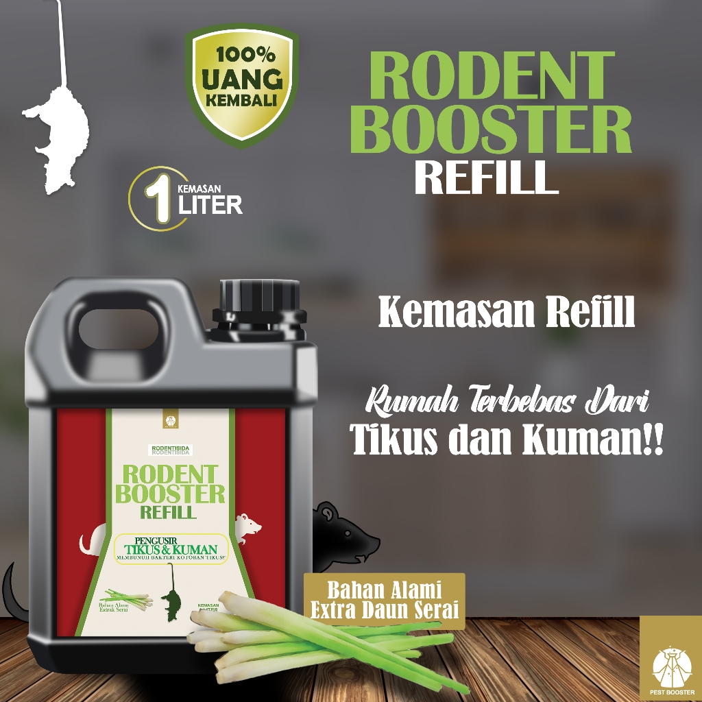Jual Pengusir Tikus !! Aroma Sereh Repellent Rodent Booster Spray ...