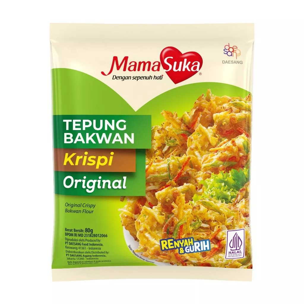 Jual Mamasuka Tepung Bakwan Original Udang Jagung Krispi Crispy 170g | Shopee Indonesia