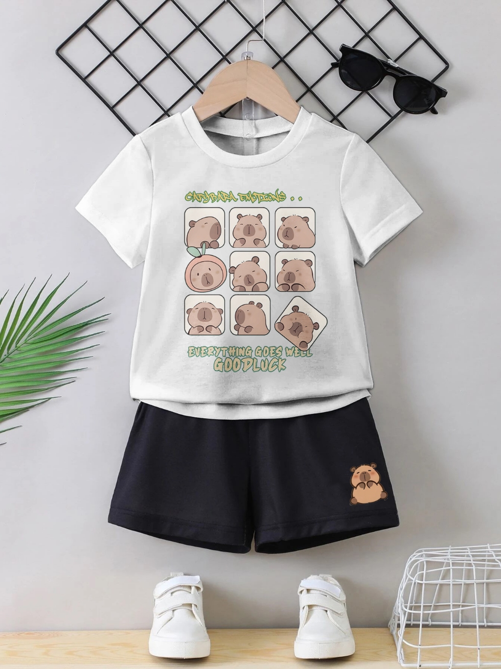 Jual Setelan Anak Baju Capybara Laki-laki dan Perempuan Usia 1-10 Tahun ...