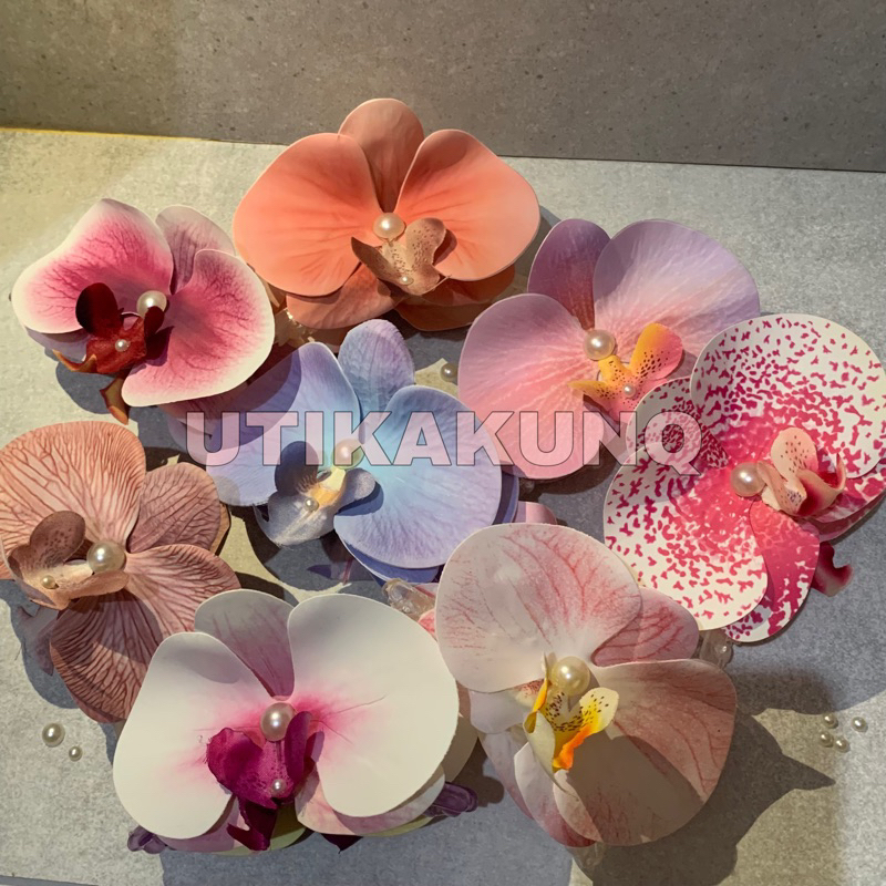 Jual [UTIKAKUNQ - LAST STOCK! READY ORCHID HAIRCLAW JUMBO SIZE JEDAI ...
