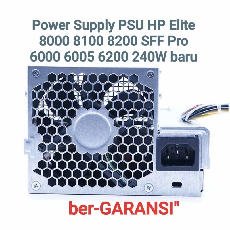 Jual Power Supply PSU HP Elite 8000 8100 8200 SFF Pro 6000 6005 6200 ...