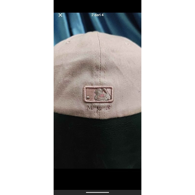 Jual Topi MLB logo P (Pink) | Shopee Indonesia