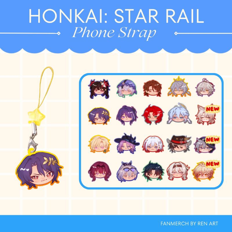 Jual Phonestrap Honkai: Star Rail | HSR | Fanmerch by Ren_art | Shopee ...