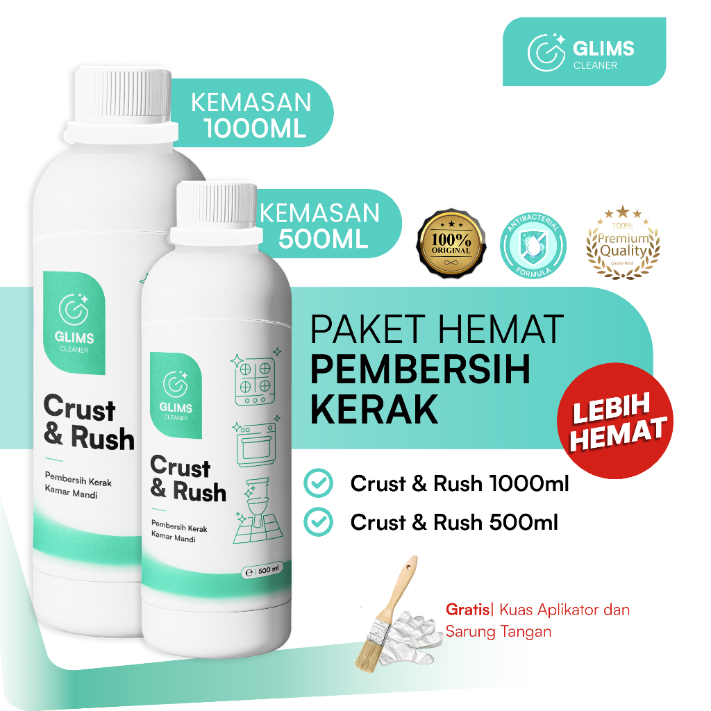 Jual Glims Cleaner Paket Hemat - Pembersih Kerak Kamar Mandi Keramik ...