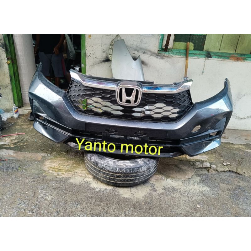 Jual Bemper Bumper Depan Honda Brio 2022,2023,2024 Komplit grill, ram dan cofer foglamp Original ...