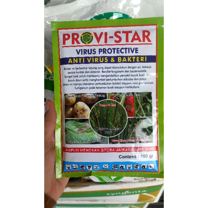 Jual Fungisida, Anti Virus dan Anti Bakteri Provi-Star Kemasan 100 Gr ...