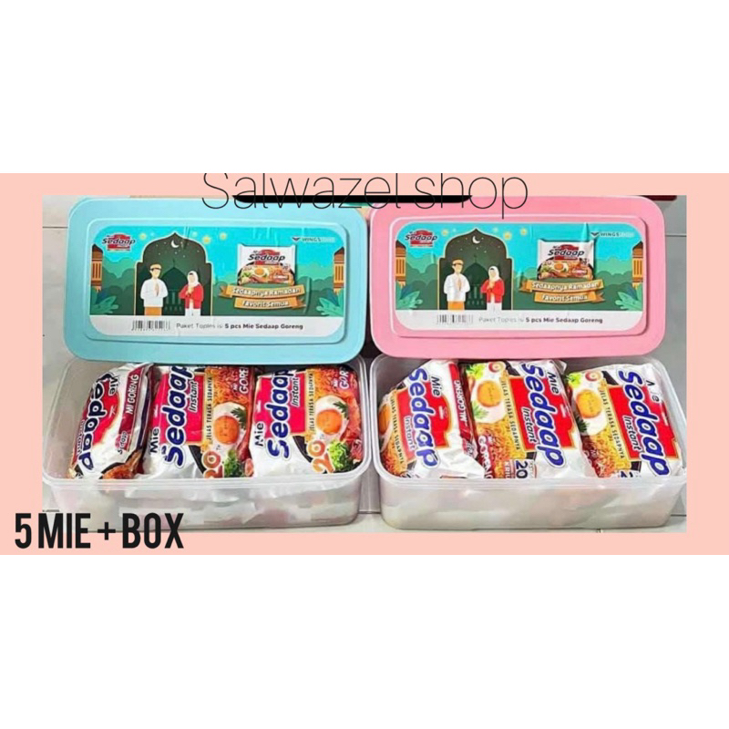 Jual mie sedap 5 pcs + container | Shopee Indonesia