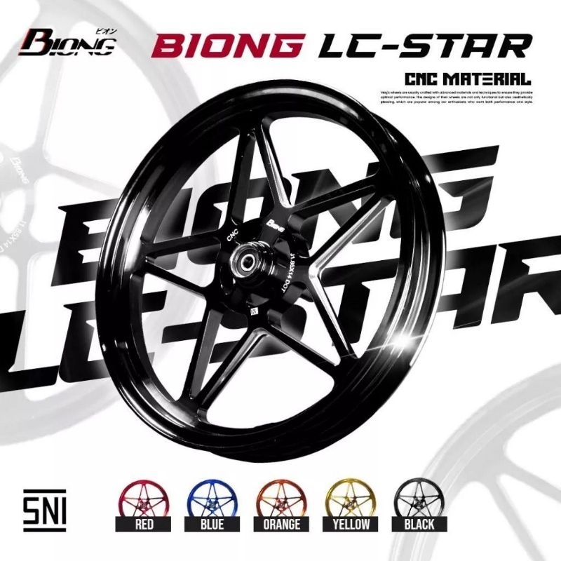 Jual Velag / Velg Racing Biong SNI Cnc Tipe Lc Star Vario 110 Spacy ...