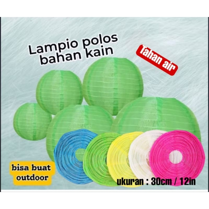 Jual Lampion polos kain lapion bahan kain | Shopee Indonesia