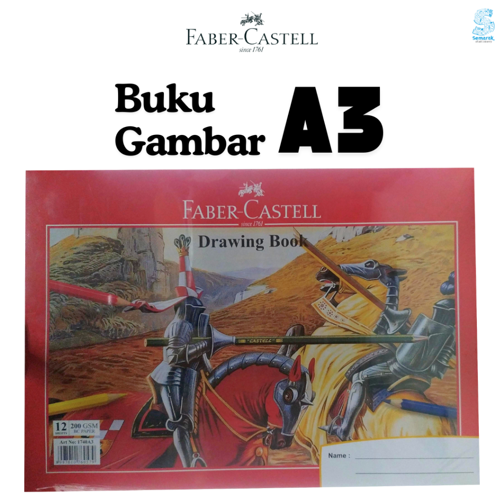 Jual Faber Castell Drawing Book Buku Gambar Tebal A3 200 gsm - 12 ...