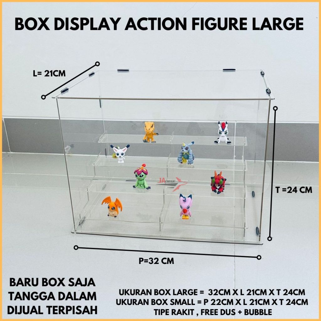 Jual KOTAK DISPLAY ACTION FIGURE / KOTAK RAK SUSUN SERBAGUNA / DISPLAY ...