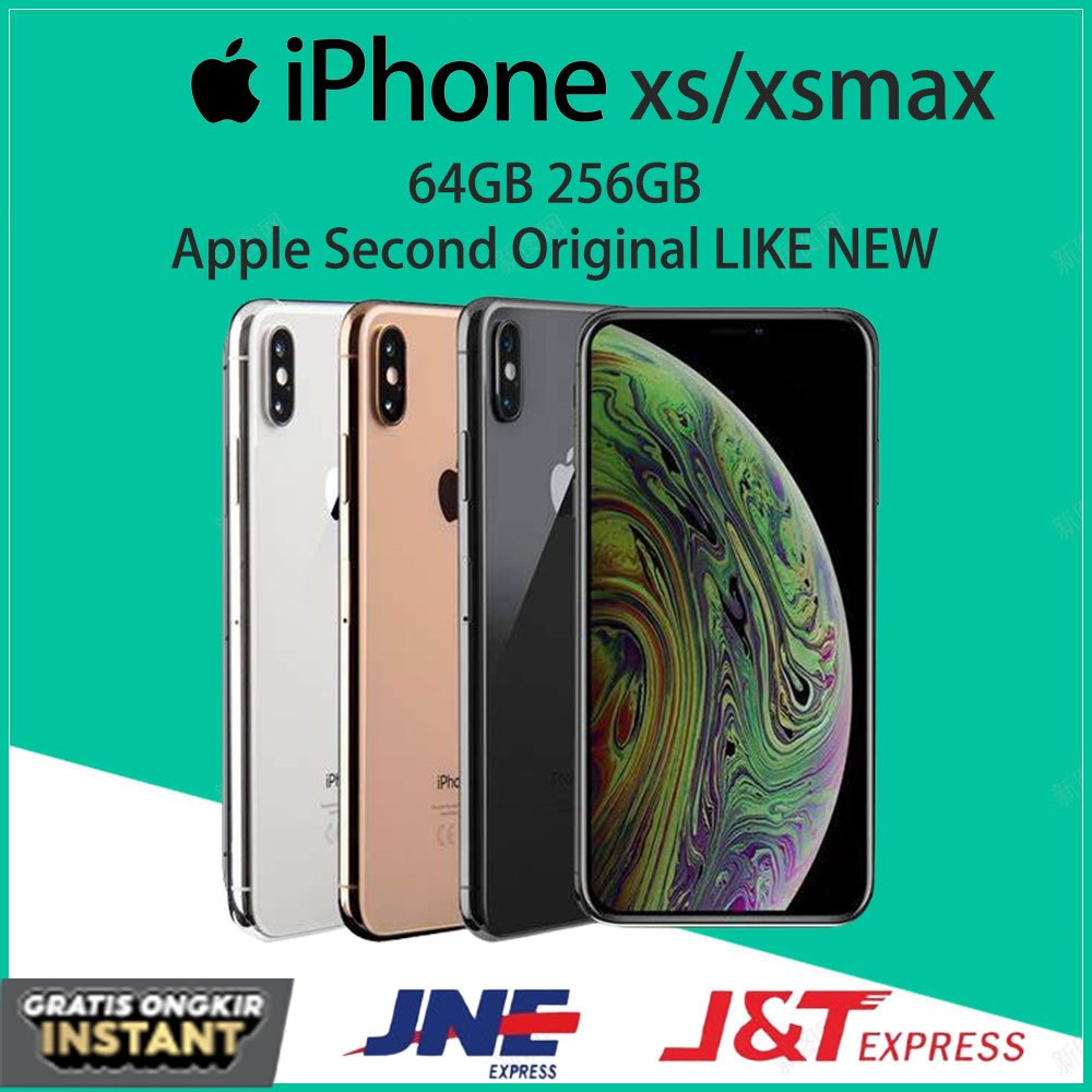 Jual Apple iPhone XS / XS MAX / 64GB / 256GB Second Fullset Bergaransi Terpercaya second ori ...