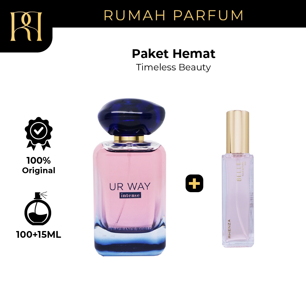 Jual Parfum Wanita Fragrance World Ur Way Intense Woman (100 mL ...