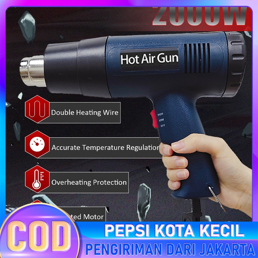 Jual Hot Air Gun 220V hot gun pemanas- Electric Hot Air Gun Dryer Heat ...